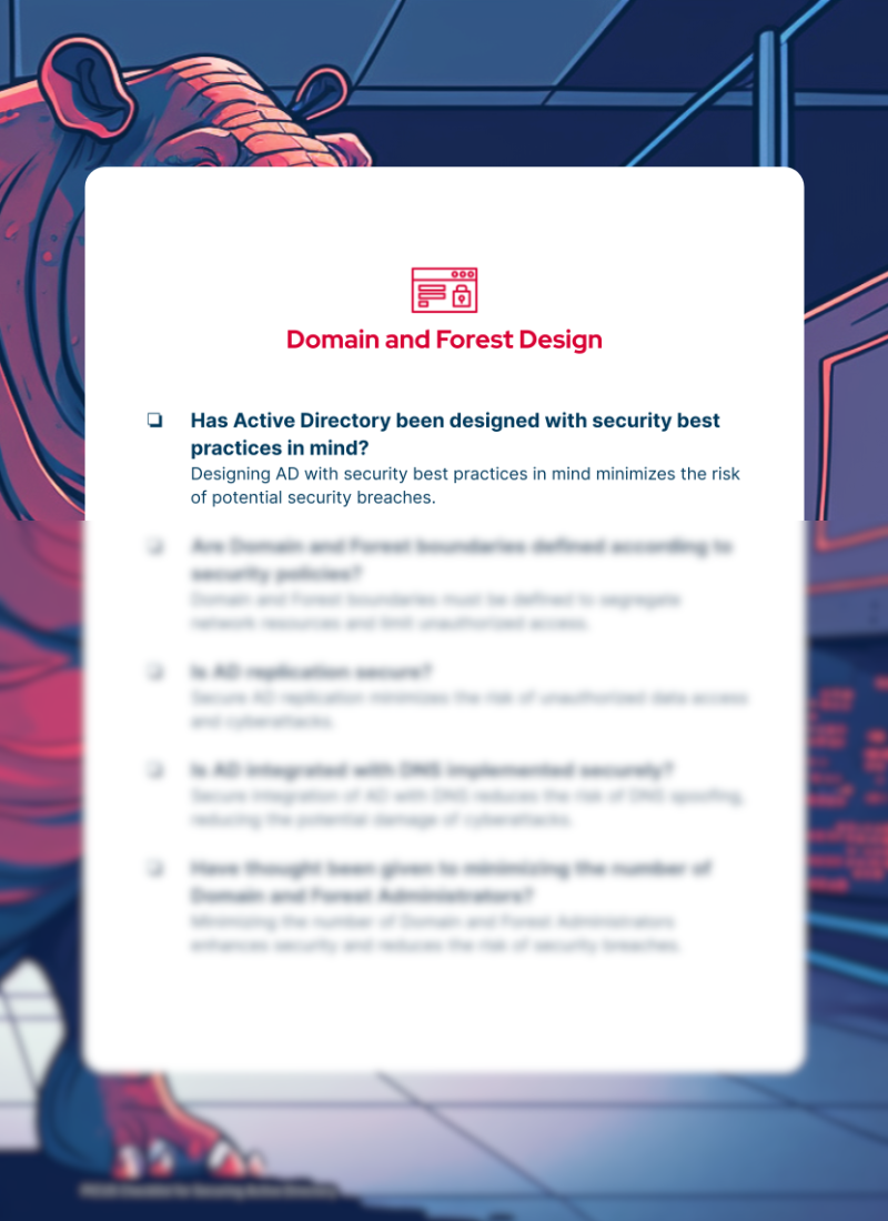 Checklist for Securing Active Directory